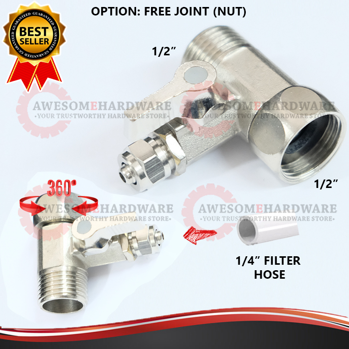 STAINLESS STEEL COWAY ADAPTOR WATER FILTER RO JOINT FITTING RO VALVE ...