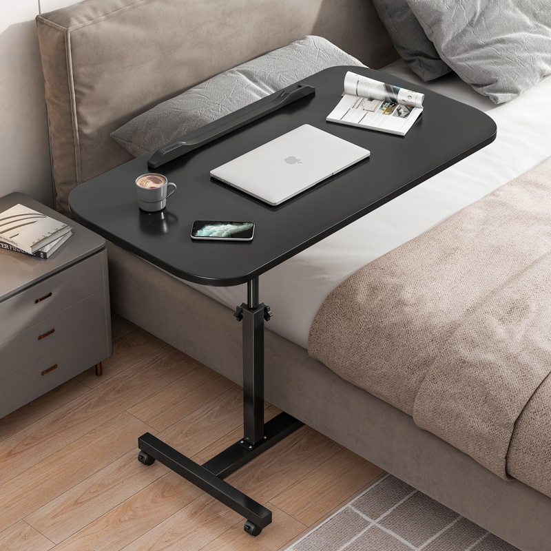 hometime.my™ Bed Table on Wheels Foldable Bedside Table Laptop Table ...