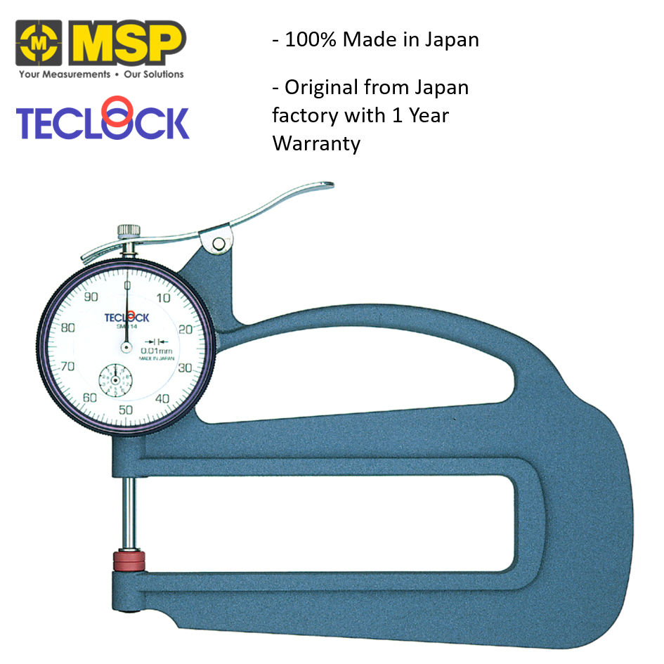 🔥Malaysia Ready Stock 🔥 Teclock Thickness Gauge (Insertion Depth 120mm ...