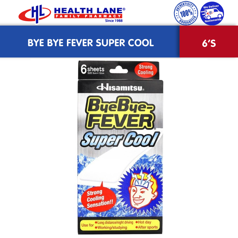 Bye Bye Fever Super Cool (6's) | Shopee Malaysia