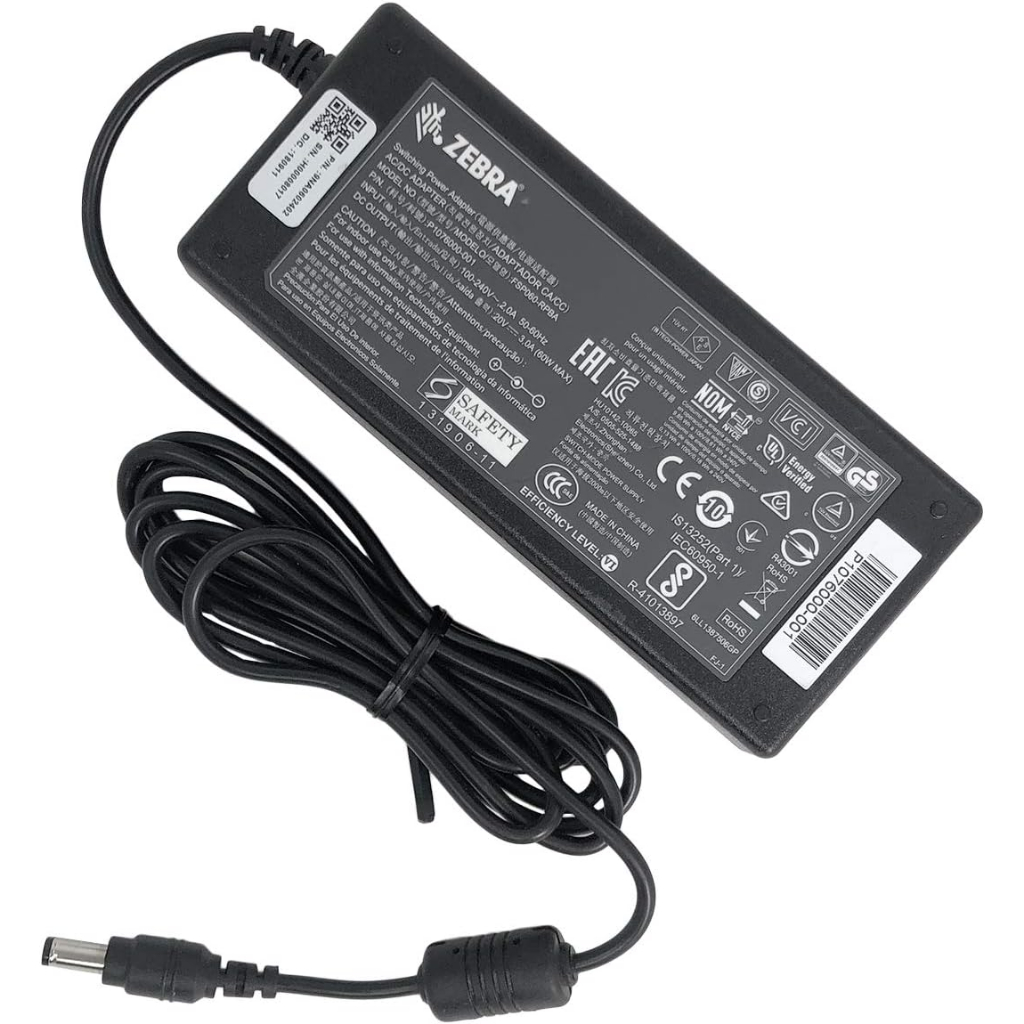 Zebra Original Printer Power Adapter 20V 3A 60W FSP060-RPBA P1028888 ...