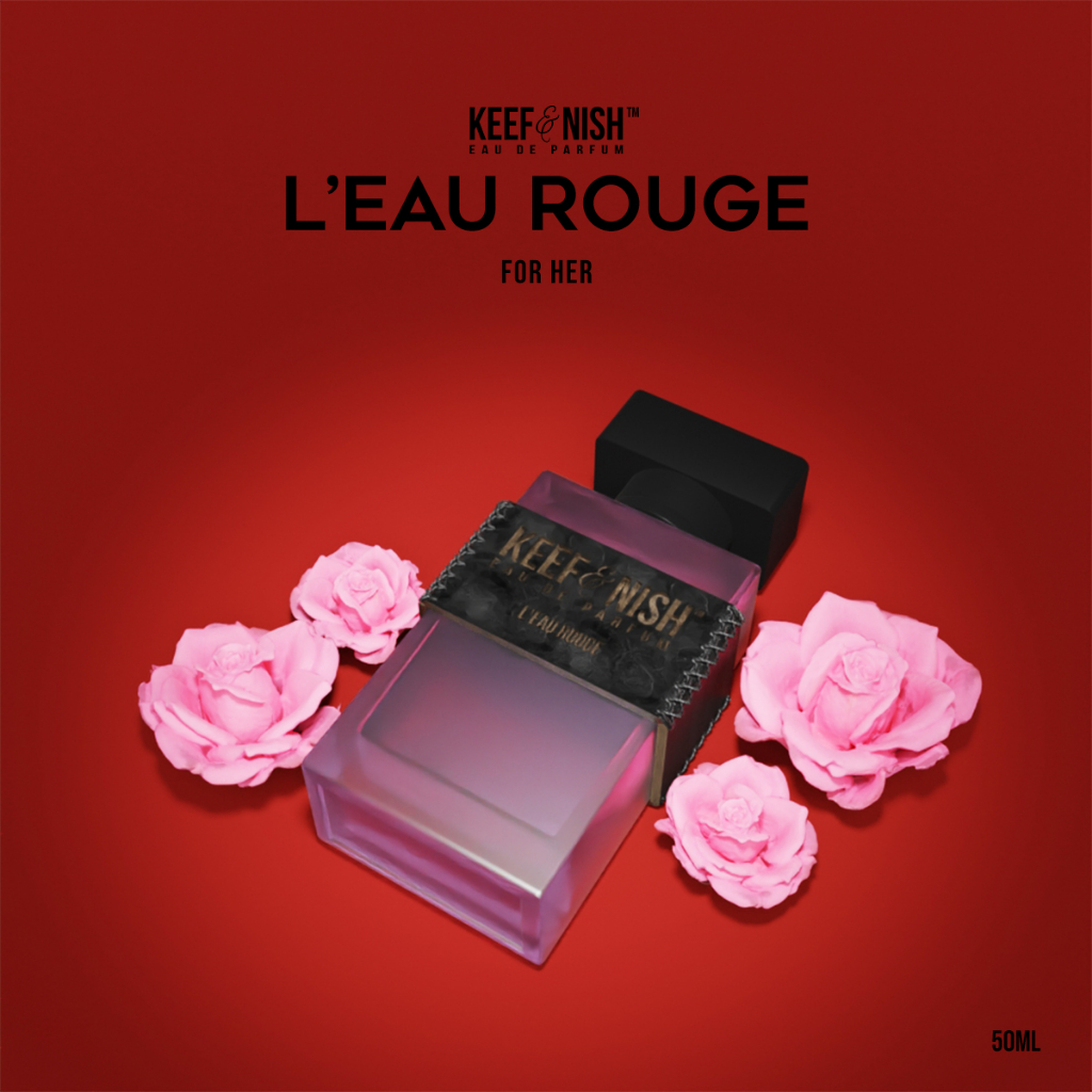 PERFUME PARFUM EDP MINYAK WANGI KEEF & NISH L'EAU ROUGE | Shopee Malaysia
