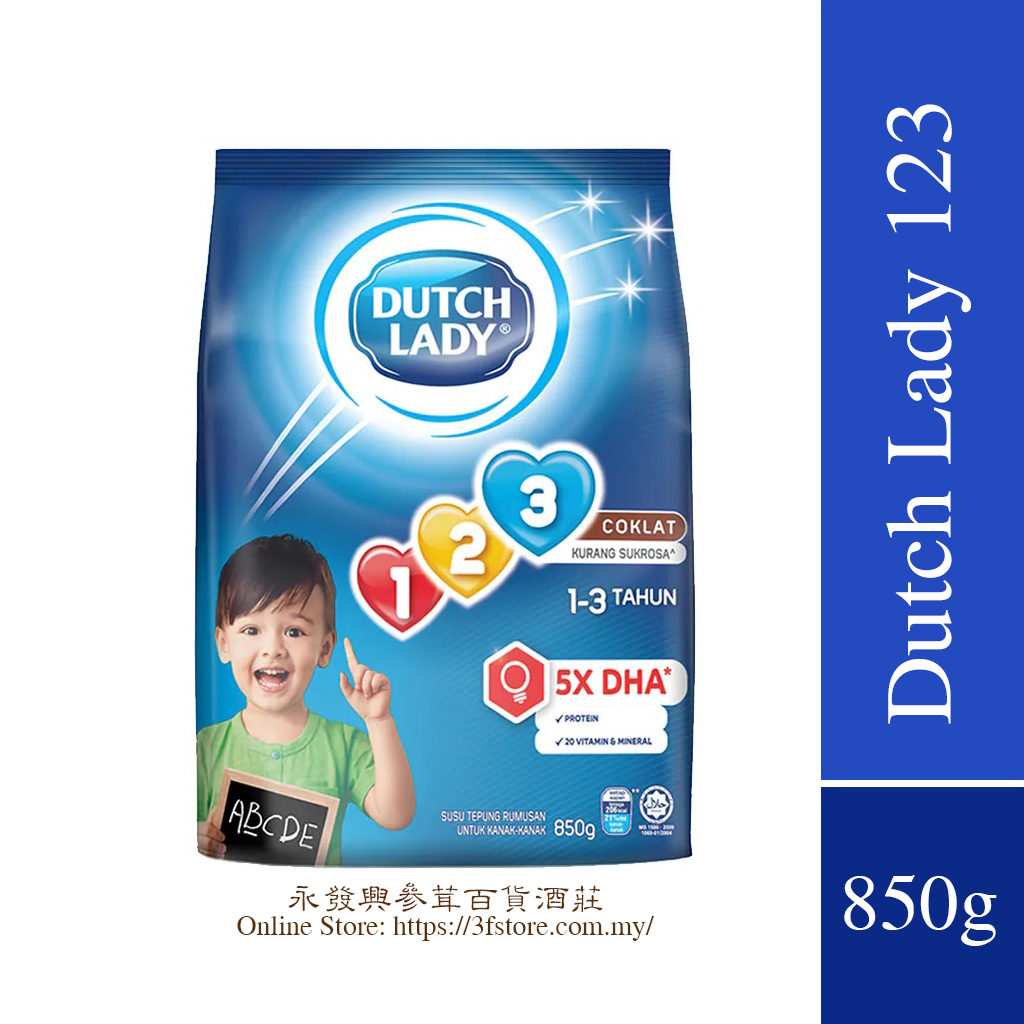 Dutch Lady 123 /456 (Biasa / Madu / Coklat)(850g) | Shopee Malaysia