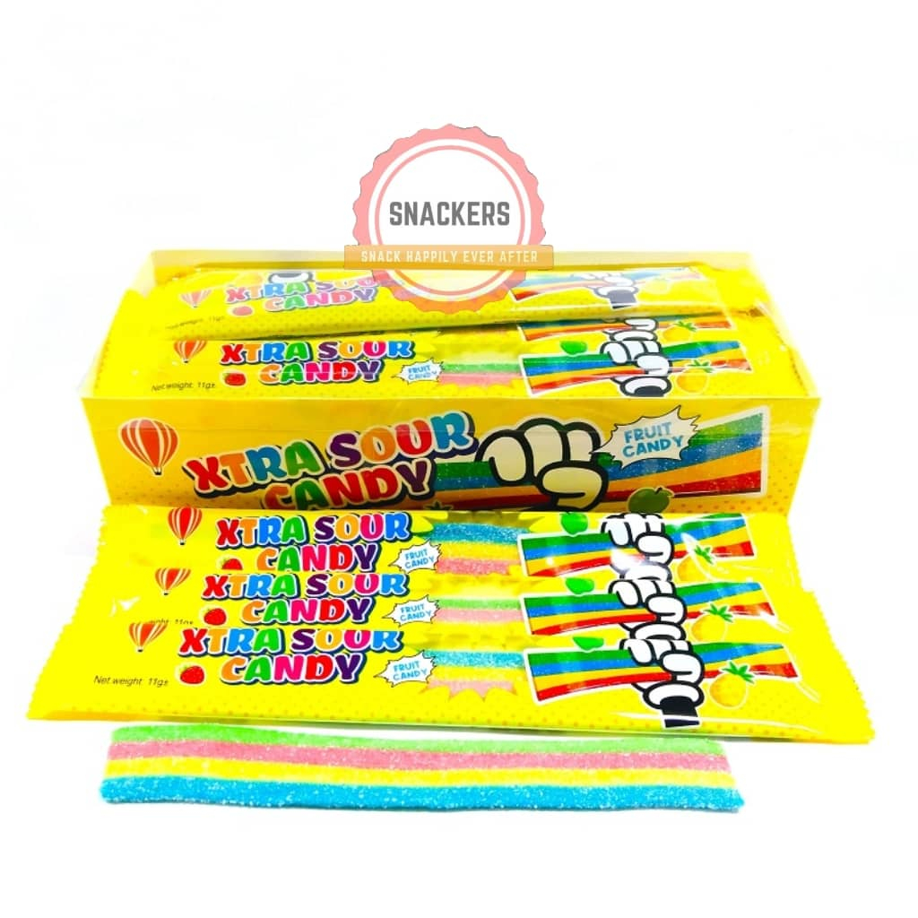 🔥Ready Stock🔥 30Pcs Candy XTRA SOUR CANDY Perisa Buah-buahan Campuran ...