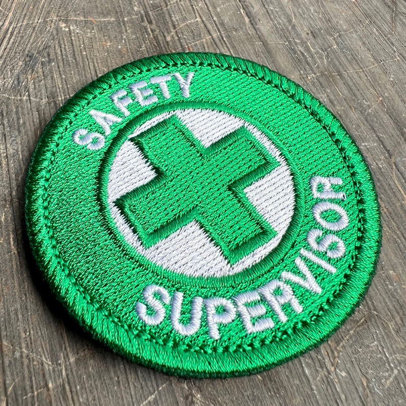 Safety Supervisor embroidered patch | Shopee Malaysia