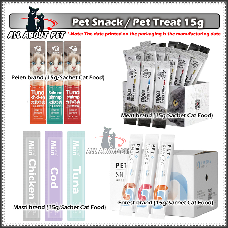S3 Pelen Cat Treats Cat Snack 15gPer Stick Cat Stick (1 Piece) Makanan ...