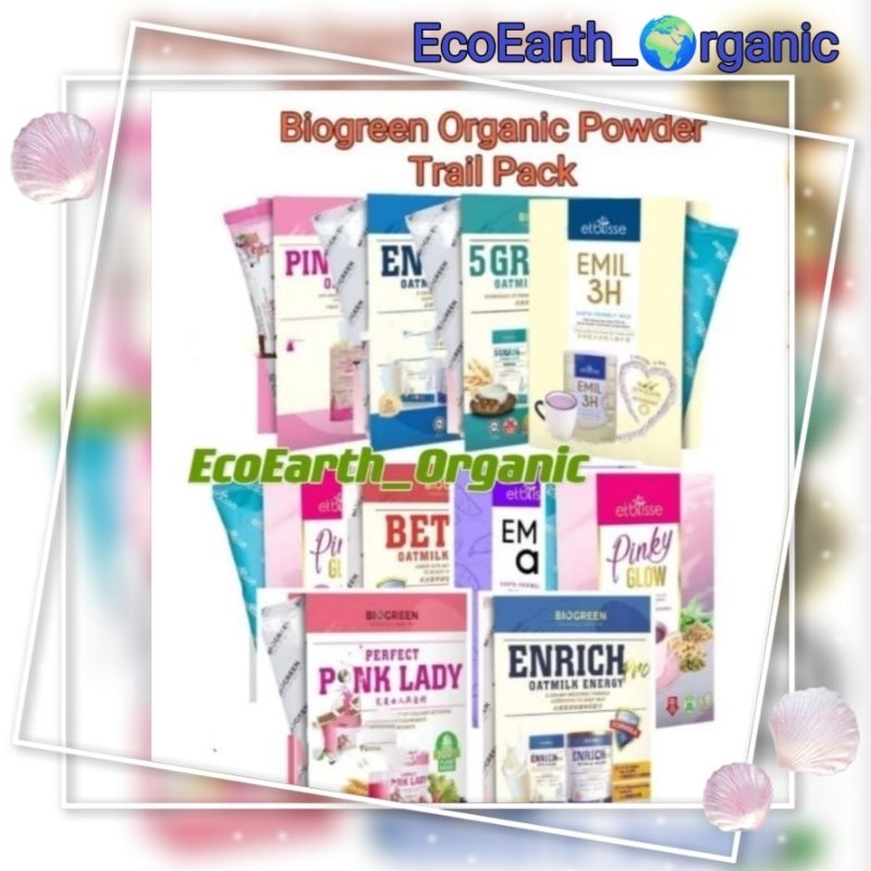 BIOGREEN TRIAL SACHETS PACK PINK LADY/I'KID DHA PRO/EMIL A2/PINKY GLOW ...
