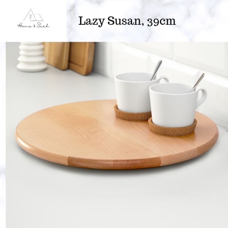Snudda Lazy Susan Turntable Spice Rack Rak Rempah Berpusing Papan ...