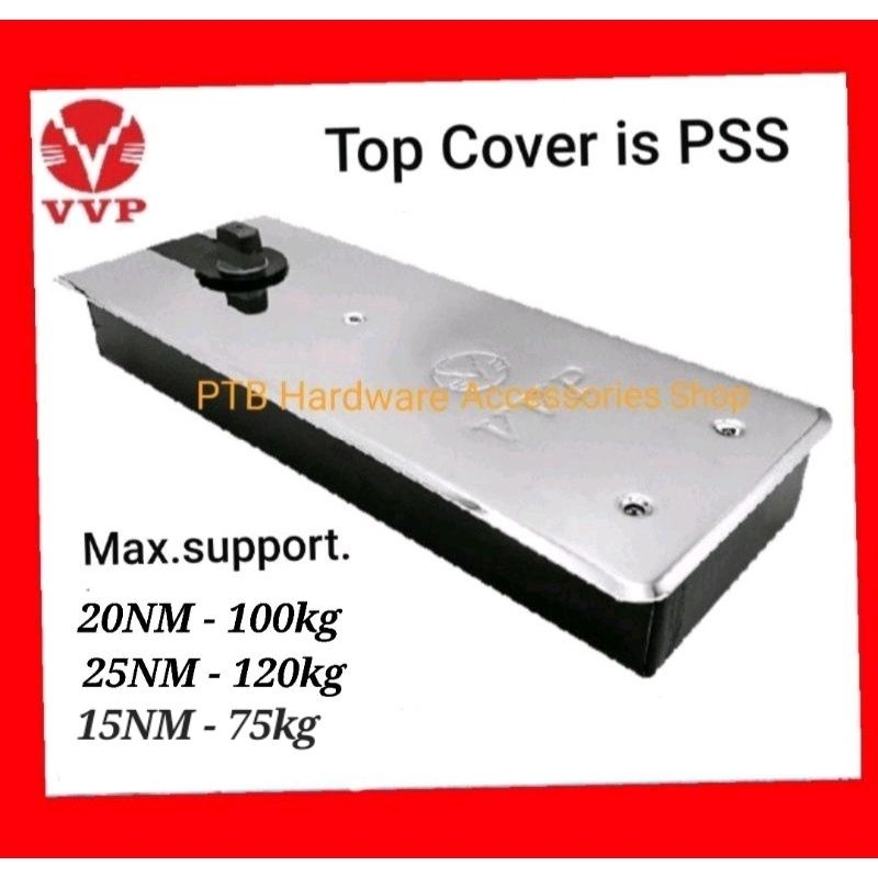 VVP Floor Spring Model 15NM/20NM/25NM Patch Fittings Lock for Glass Tempered Door Aluminium ...