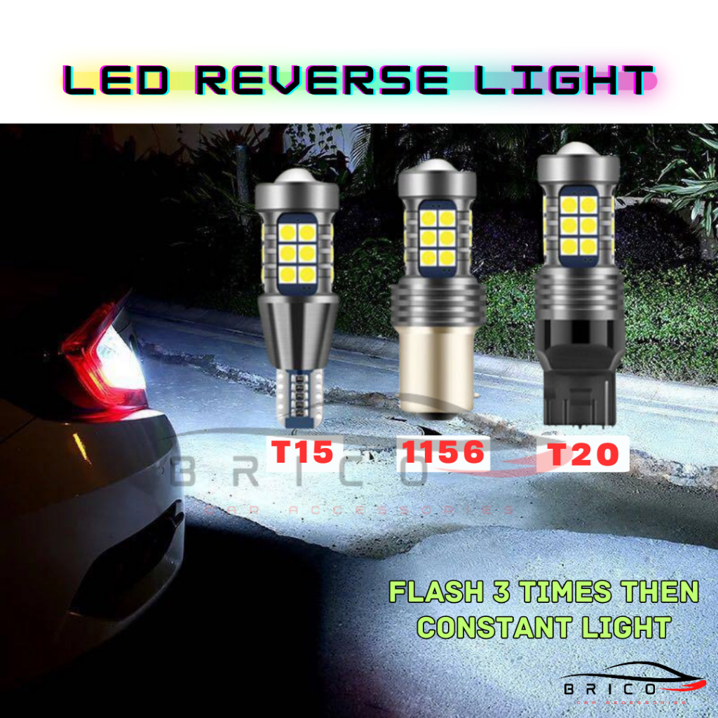 1PC 27LED Car Reverse Light Bulb Flash & Non Flash T15/W16W T20/7440 ...