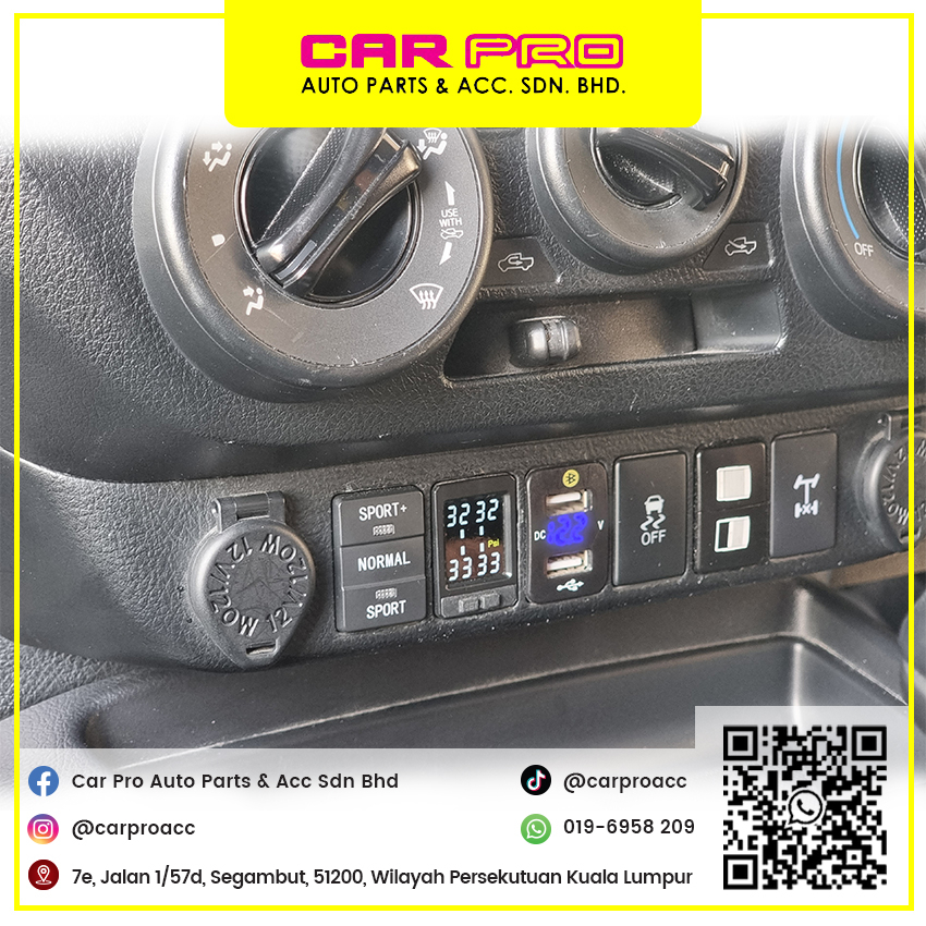 Toyota Hilux Revo Rocco Rogue 2016 - 2023 Tire Pressure Monitoring ...