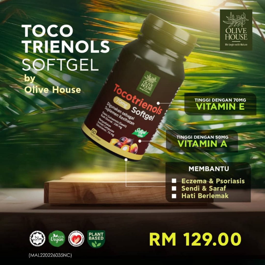 Tocotrienols Softgel Olive House | Shopee Malaysia