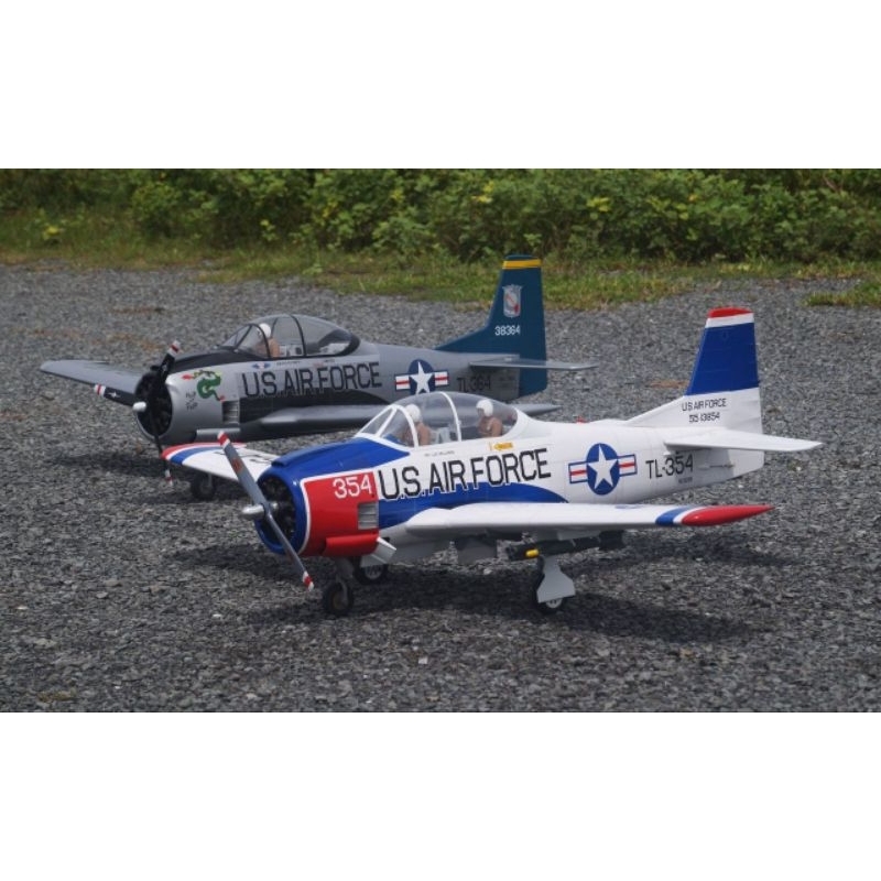 (READY STOCK) VQ Models T28 Trojan .95-120 /EP USAF Red/White, 1780mm ...