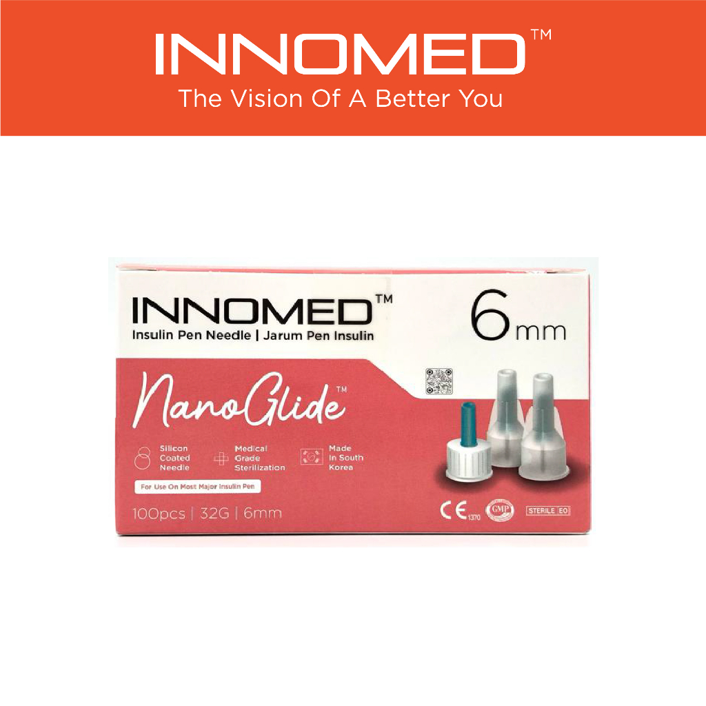 INNOMED™ Nanoglide Insulin Pen Needle (32G x 6mm x 100's) | Shopee Malaysia