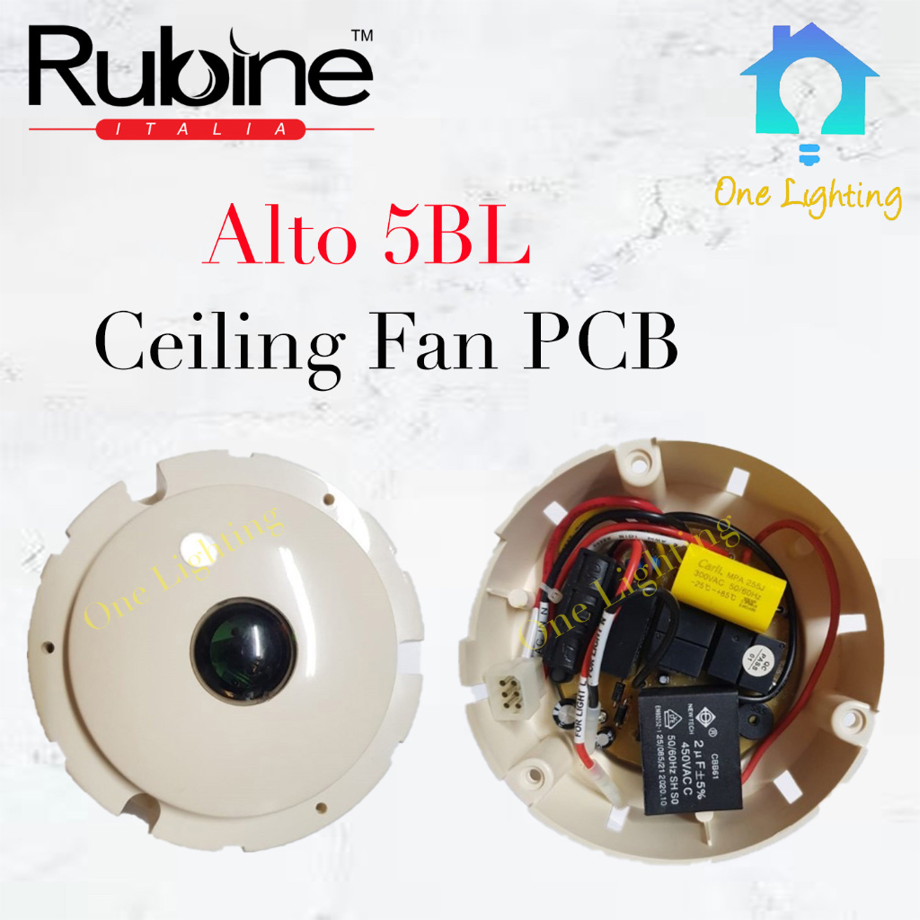 Rubine Vento Aria Receiver Ceiling Fan / Vento remote control / RCF ...