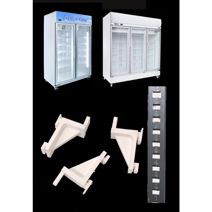 Pilaster Shelving Clips for Chiller Freezer_Klip Peti Sejuk_Ice Box ...