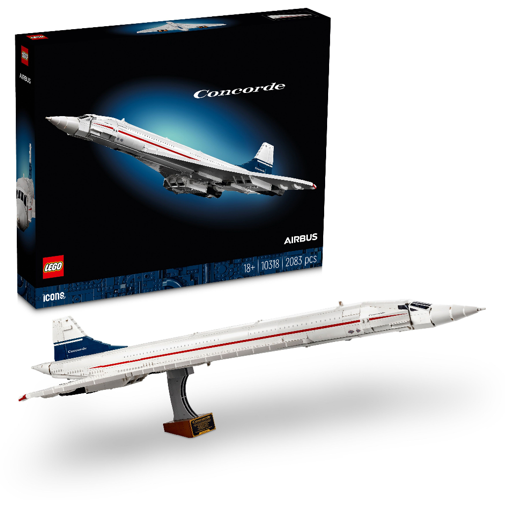 [BricksInBoots] LEGO ICONS Concorde (10318)(2083 Pieces) | Shopee Malaysia