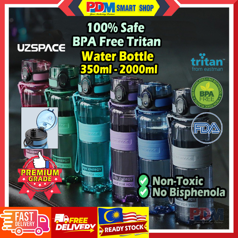 PDM Premium UZspace 100% BPA Free Safety Grade Tritan Material Water ...