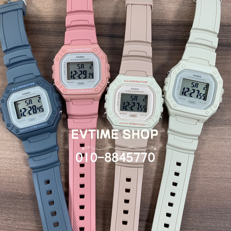 CASIO DIGITAL W-218HC-2AV / W-218HC-4AV / W-218HC-4A2 / W-218HC-8AV / W ...