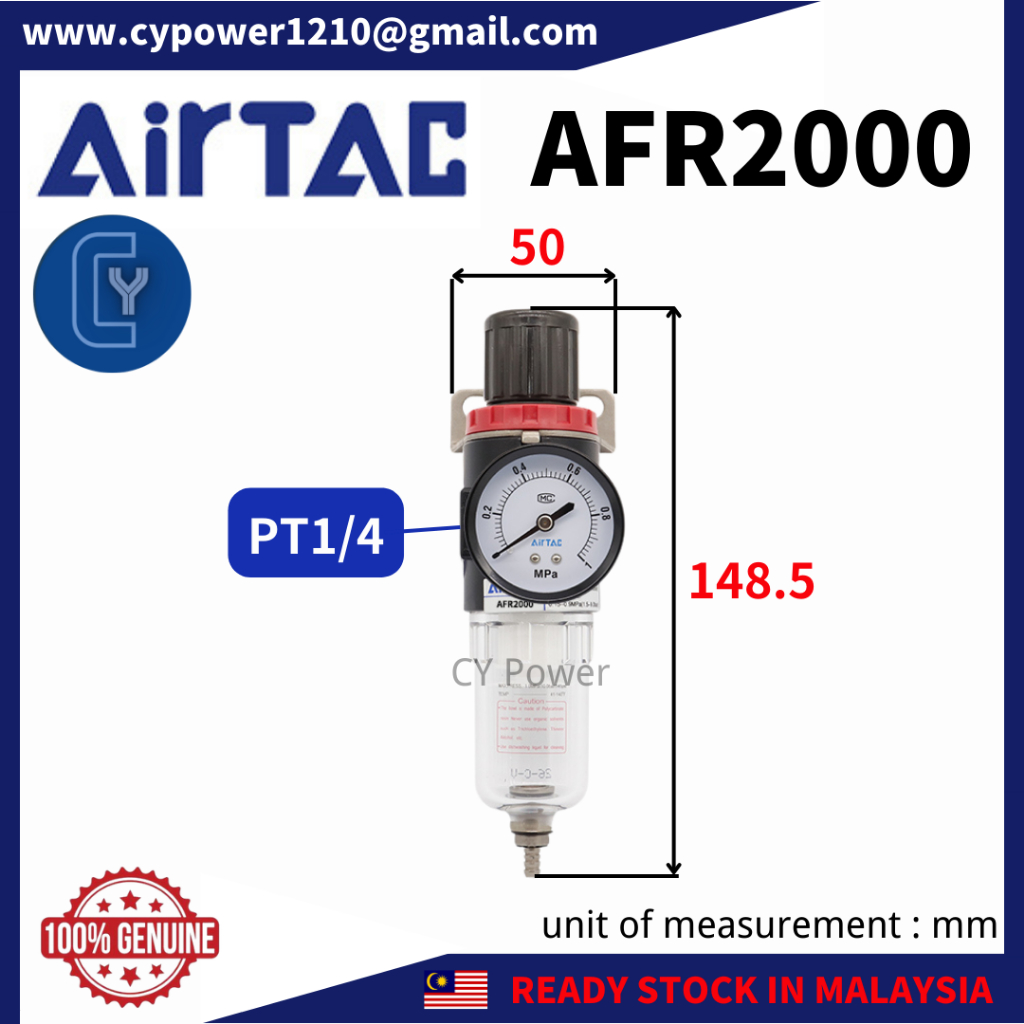 AirTAC AFR Series BFR Series AFR1500/2000 BFR2000/3000/4000 Pneumatic ...