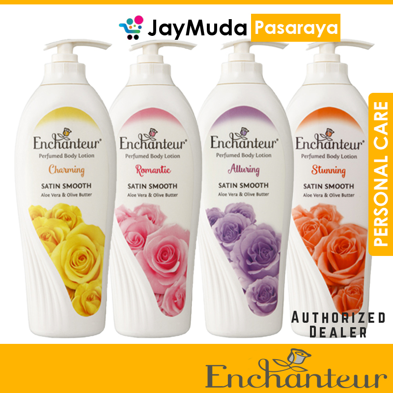 Enchanteur Satin Smooth Perfume Body Lotion Charming Romantic Stunning ...