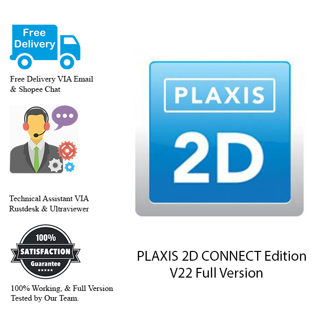 PLAXIS 2D CONNECT Edition V22 Full Version | Shopee Malaysia