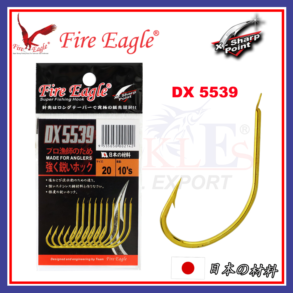 Fire Eagle DX 5539 Matakail Pancing Ikan Fishing Hook 10pcs | Shopee Malaysia