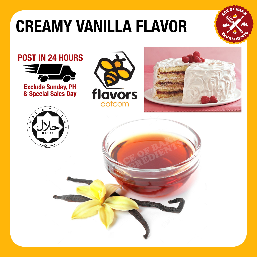 Vanilla Flavor (Butter Vanilla / Creamy Vanilla) / Vanilla Essence ...