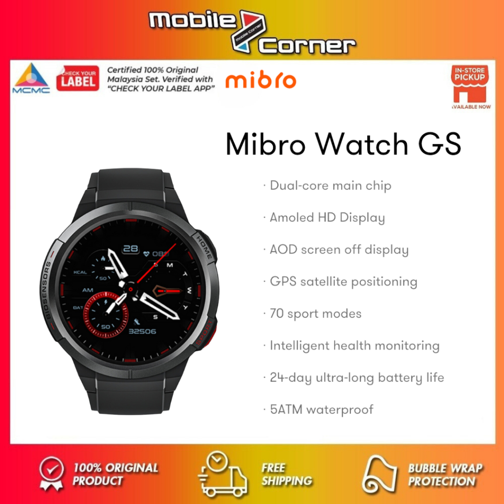 Xiaomi Mibro Watch GS | GPS satellite positioning, 24-day ultra-long ...