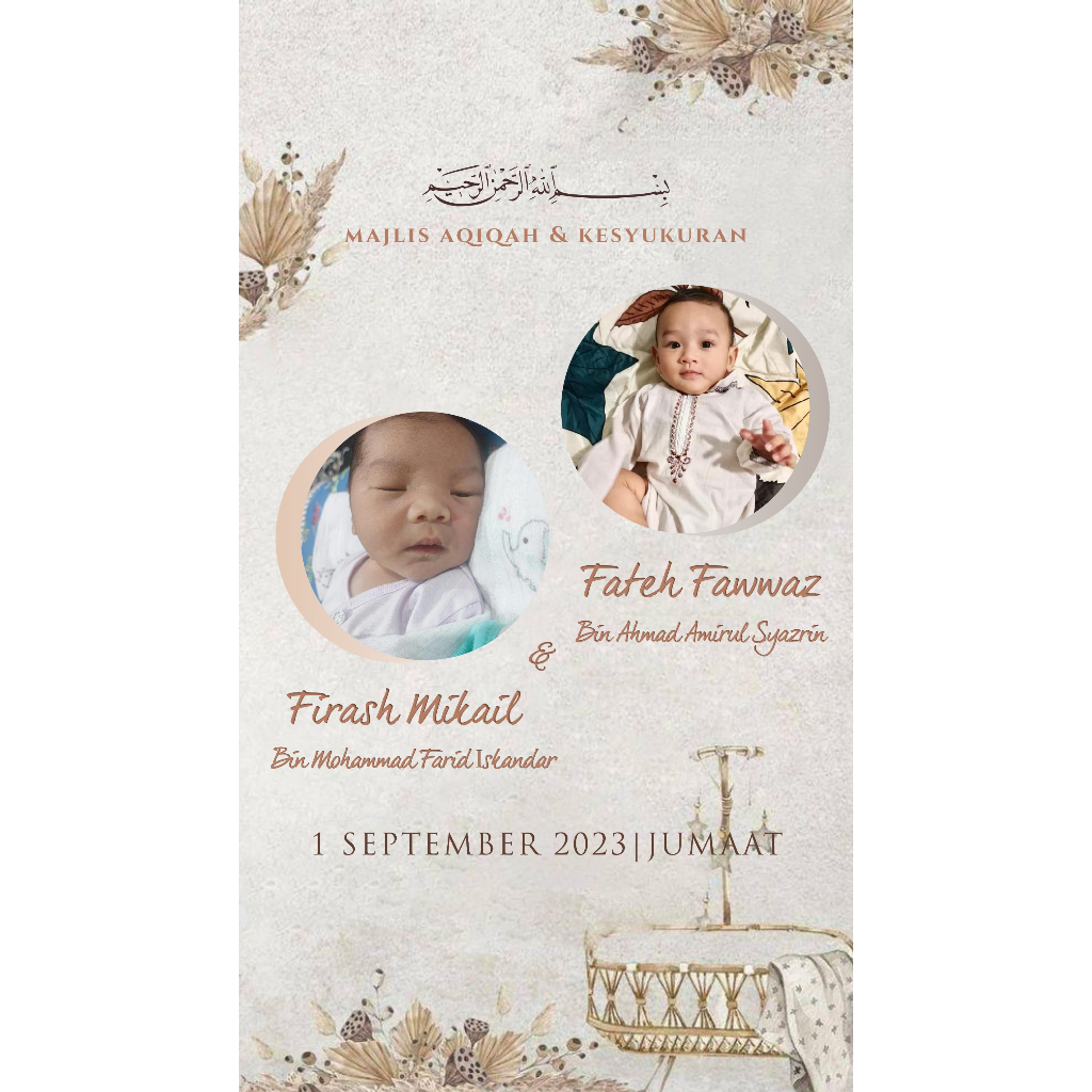 Kad Kahwin Digital/Digital Wedding Invitation/Kad Kahwin Murah/Alive ...