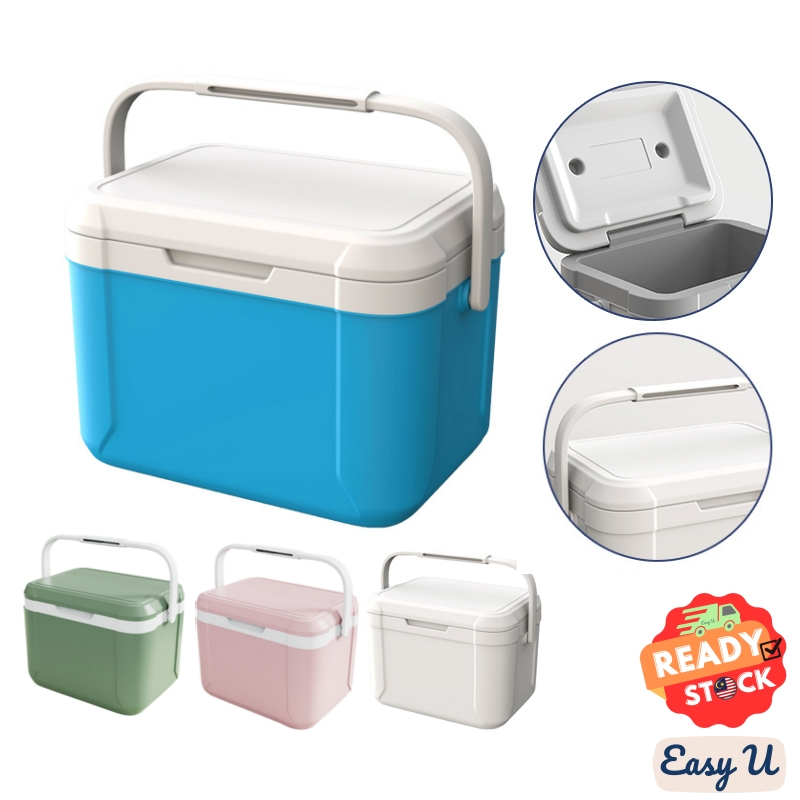 5L Portable Camping PU Thermal Cooler Insulation Box (FREE 6 Ice Pack ...