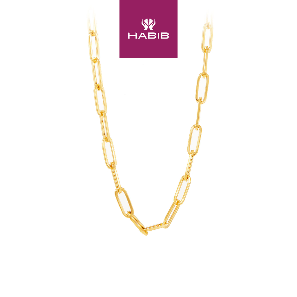 HABIB GRAFFETTA | Oro Italia 916 Yellow Gold Necklace GC26601121(Y ...