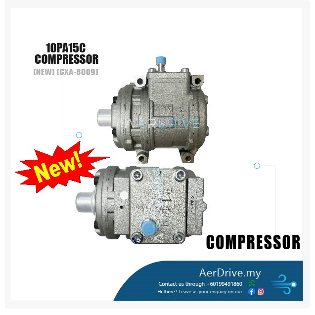 10PA15C Compressor (CXA-8009) (NEW) | Shopee Malaysia