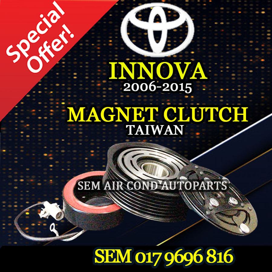 TOYOTA INNOVA 2006-2015 YEAR OEM TAIWAN NEW MAGNETIC CLUTCH (CAR ...
