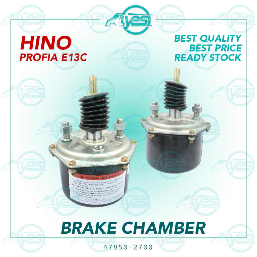HINO PROFIA E13C BRAKE CHAMBER SINGLE ZM334- HAMMER PUMP- 3/8" TRUCK ...