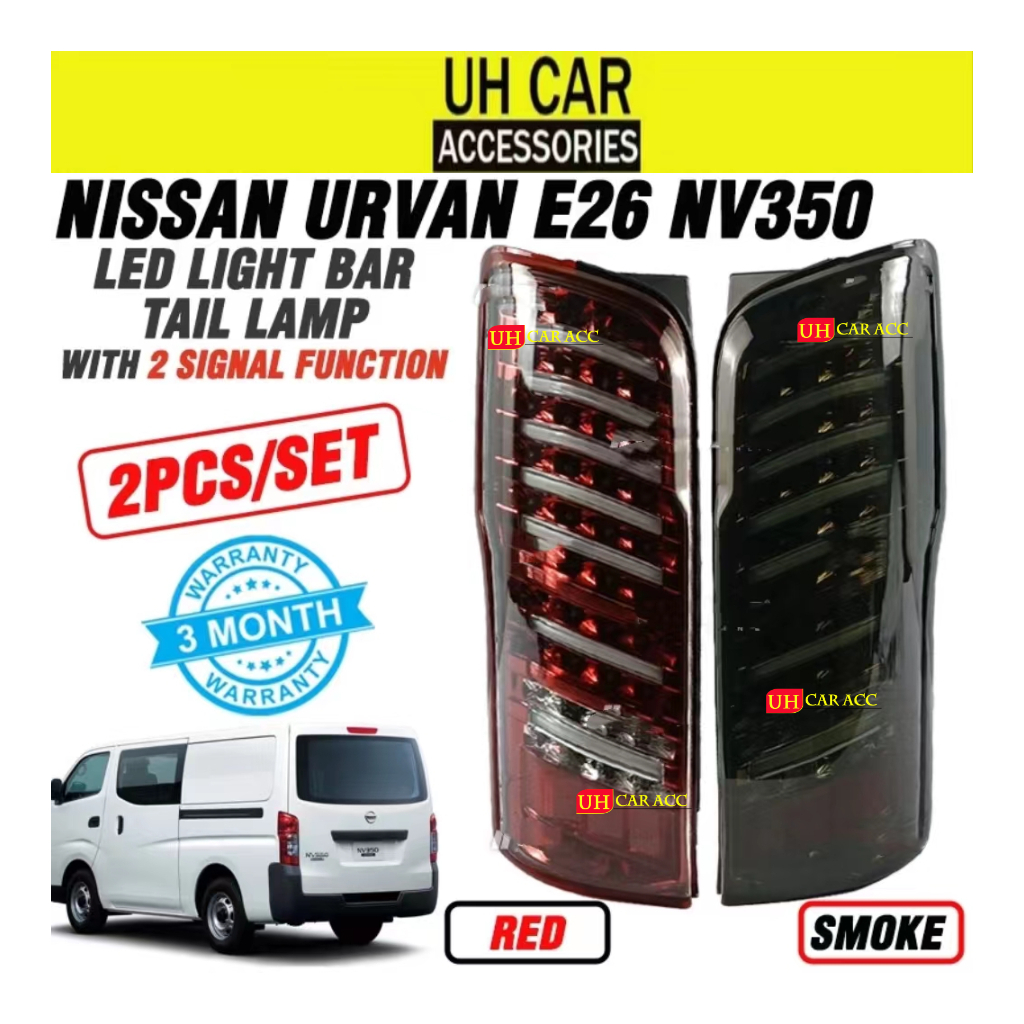 NISSAN URVAN E26 NV350 LED LIGHT BAR TAIL LAMP WITH 2 SIGNAL FUNCTION | Shopee Malaysia