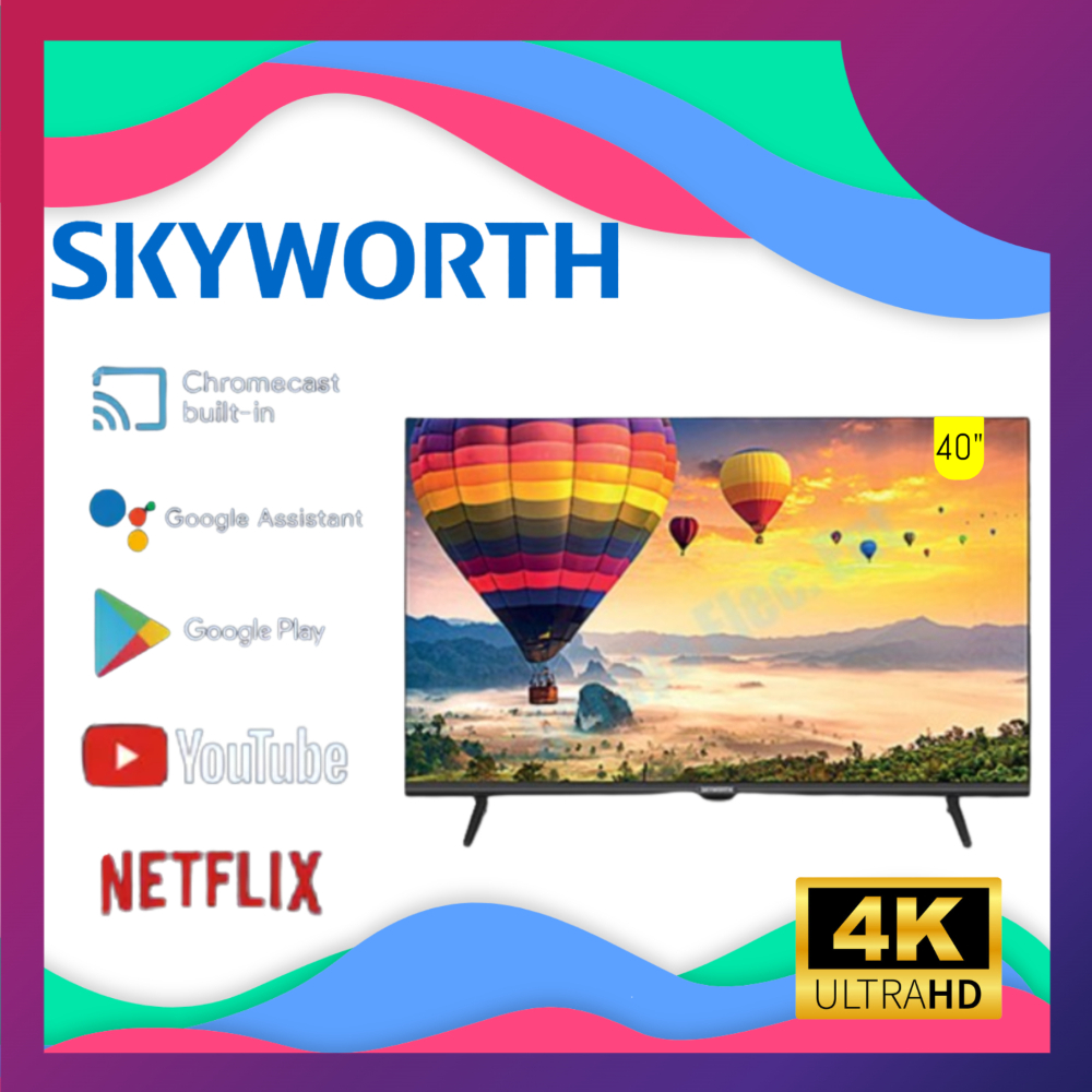 SKYWORTH 40" LED ANDROID TV [ 40STD6500 ] | Shopee Malaysia