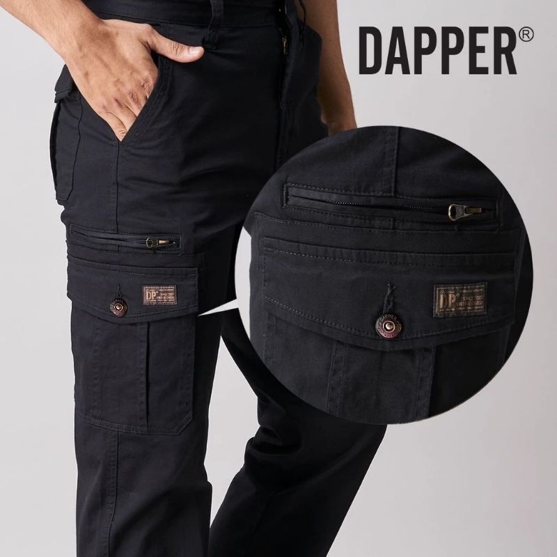 DAPPER SLIM FIT CARGO PANTS / SELUAR KERJA KAIN GETAH T9583 T9584 ...