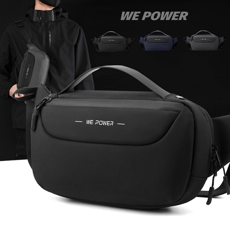 Ready Stock!! WE POWER Fashion Men Waist Bag Pouch Bag Chest Bag ...