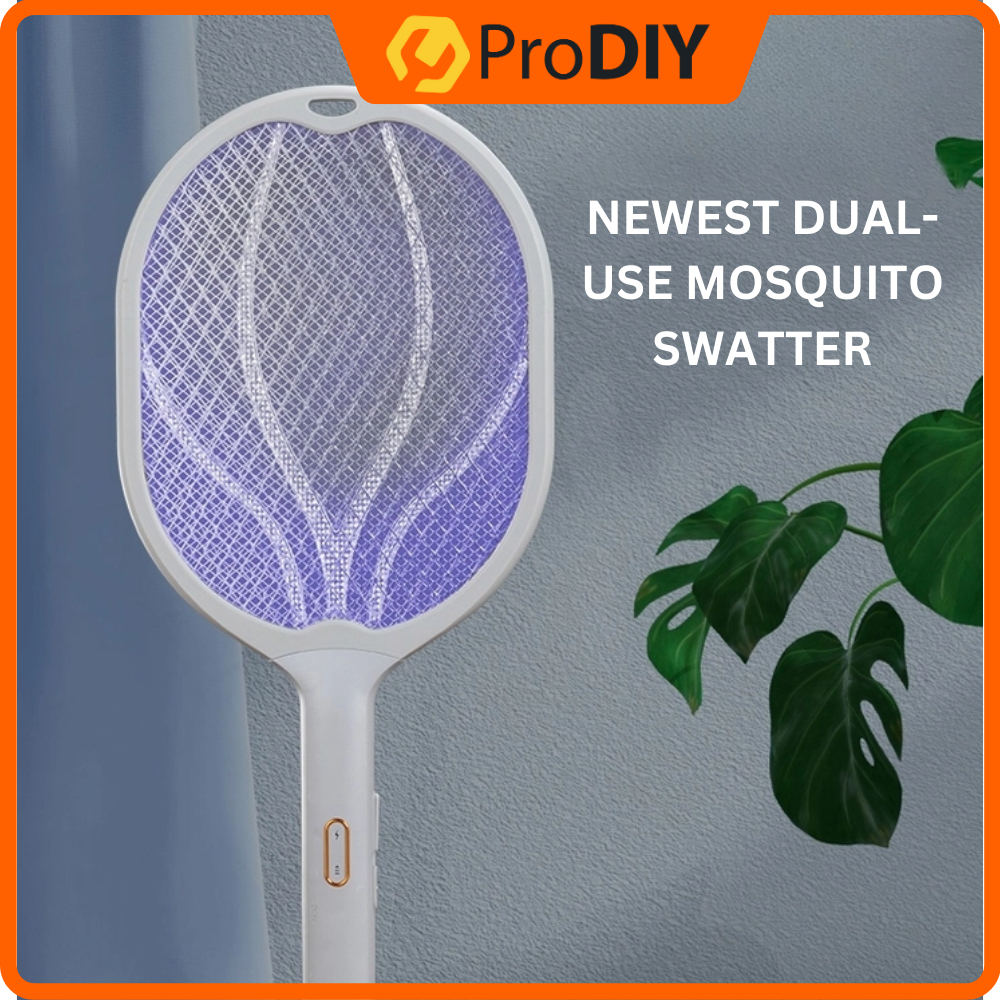 lectric Mosquito Swatter Rechargeable Handheld Racket Insect Fly ...