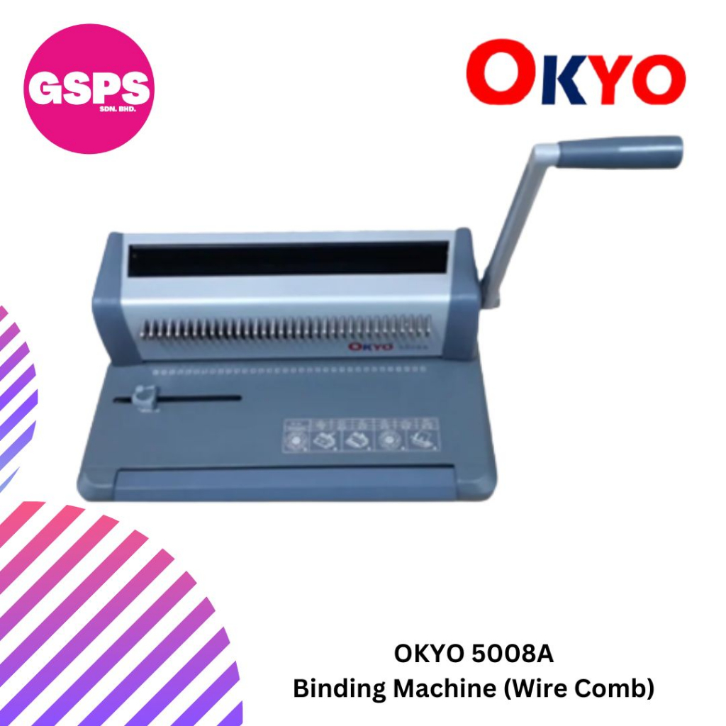 OKYO 5008A Binding Machine (Wire Comb) | Shopee Malaysia