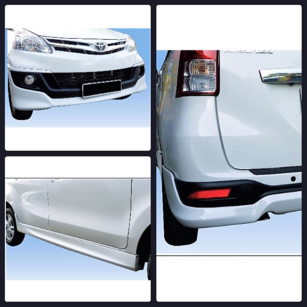 2nd Generation Toyota Avanza 2012 OEM Skirting Body Kit ABS Ready Stock ...