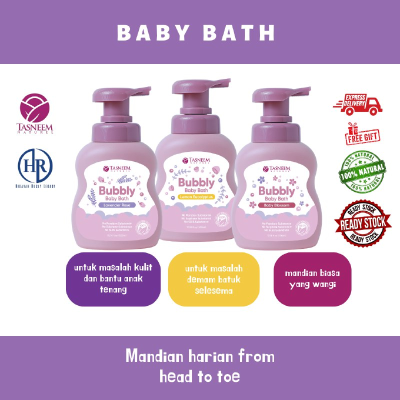 BUBBLY BABY BATH - Mandian Harian (Head to Toe) - Newborn Mandian ...