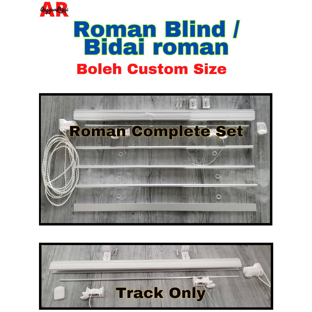 Roman Track Complete Set-Included Round Tube And Flat Bar | Shopee Malaysia