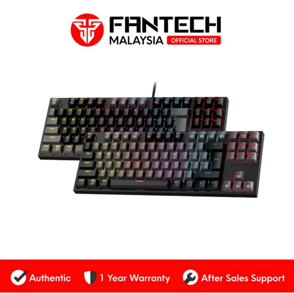 FANTECH ATOM KL MK86 MECHANICAL GAMING KEYBOARD 87KEY | Shopee Malaysia