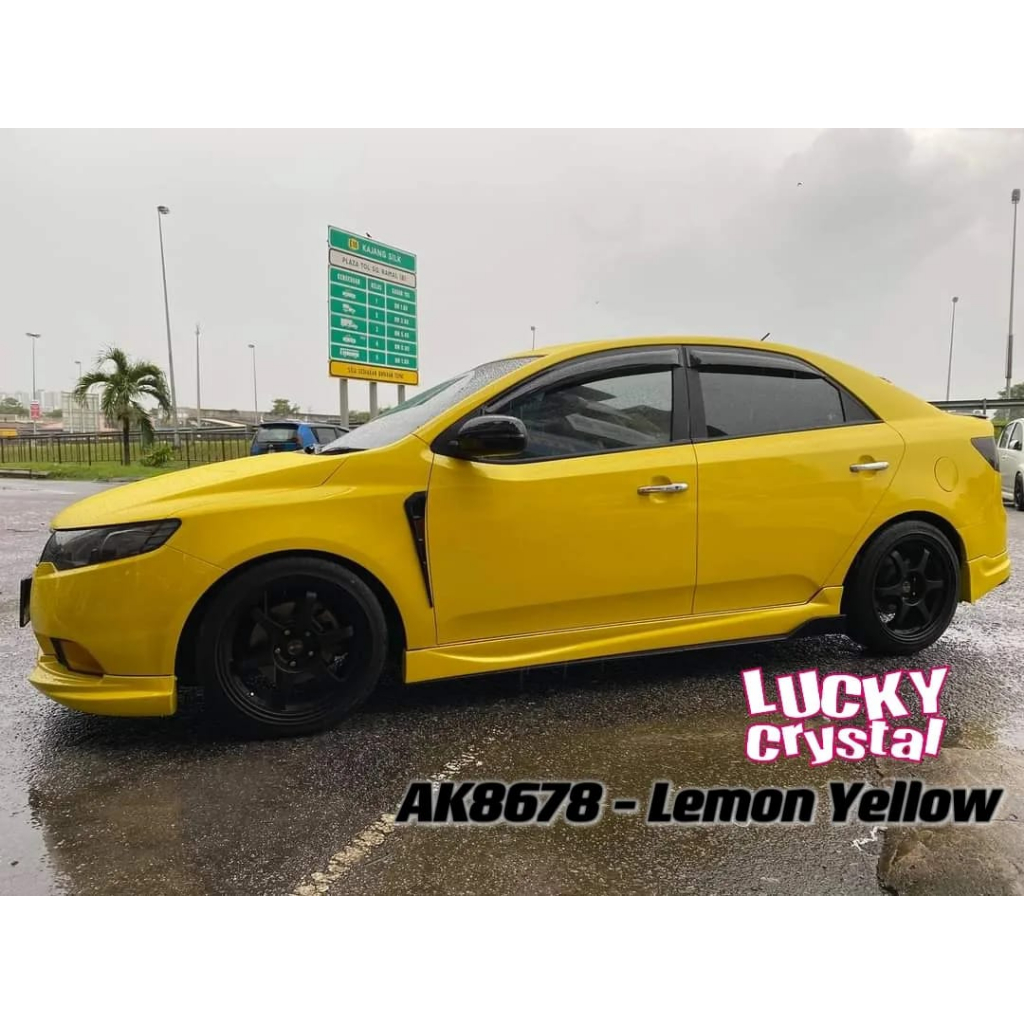 AIKKA AK8678 LEMON YELLOW *** LUCKY CRYSTAL SPECIAL EFFECT 2K PAINT ...