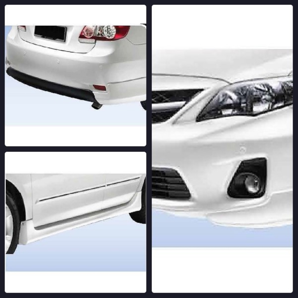 10th Generation Toyota Altis 2011 OEM Skirting Body Kit ABS Ready Stock ...