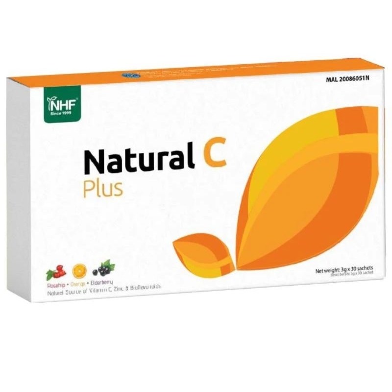 NHF Natural C Plus Powder 3G X 30 SACHETS [EXP3/2025] | Shopee Malaysia