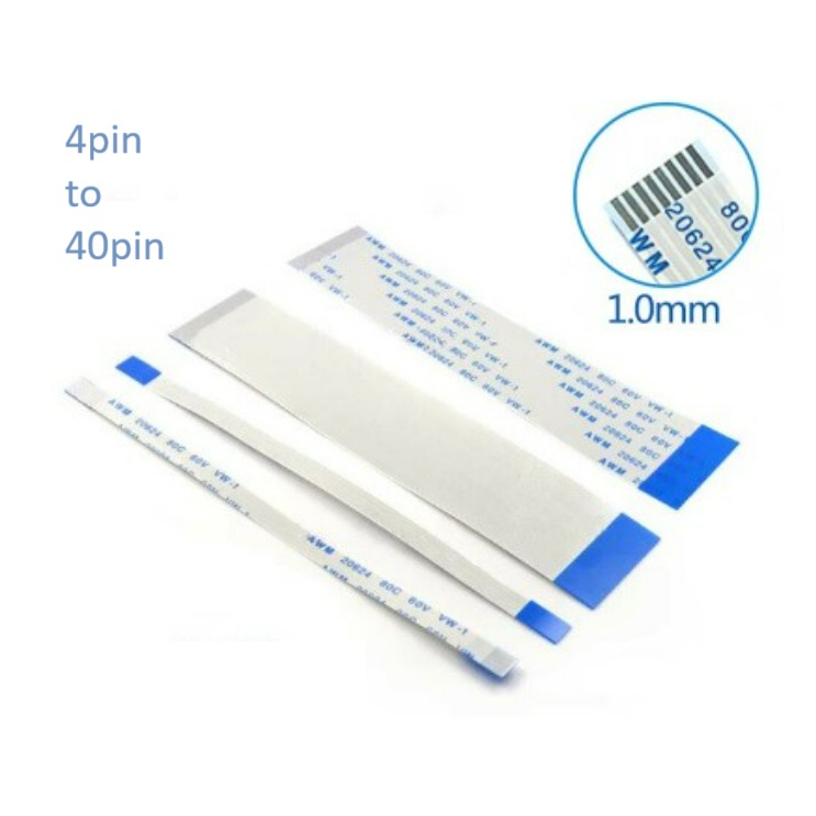 1mm Pitch 1.0mm Flexible Flat Cable FFC 100mm Same Opposite Facing ...