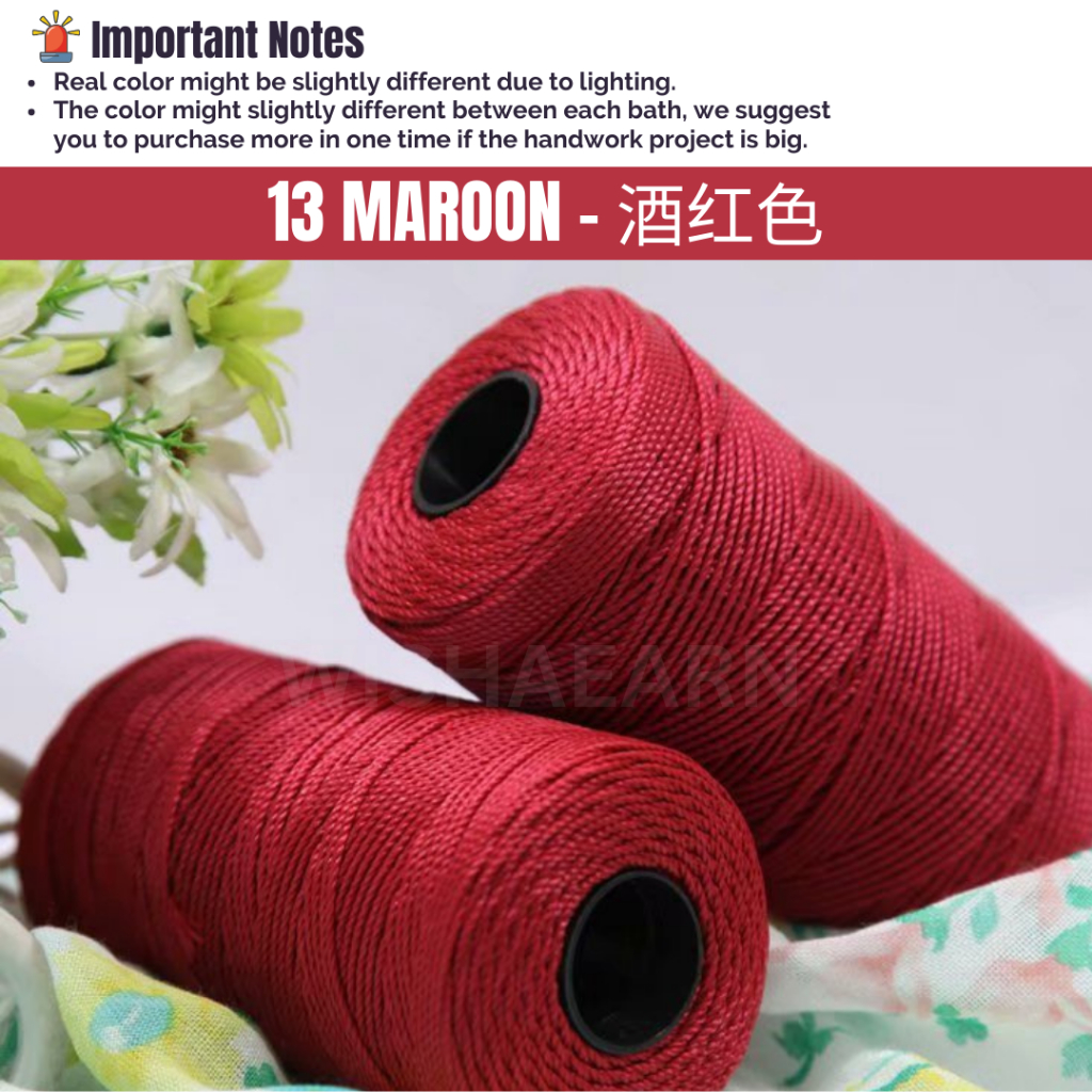 Ready Stock 100G Nylon Yarn Benang Nylon Benang Kait Beg / Nylon Thread ...